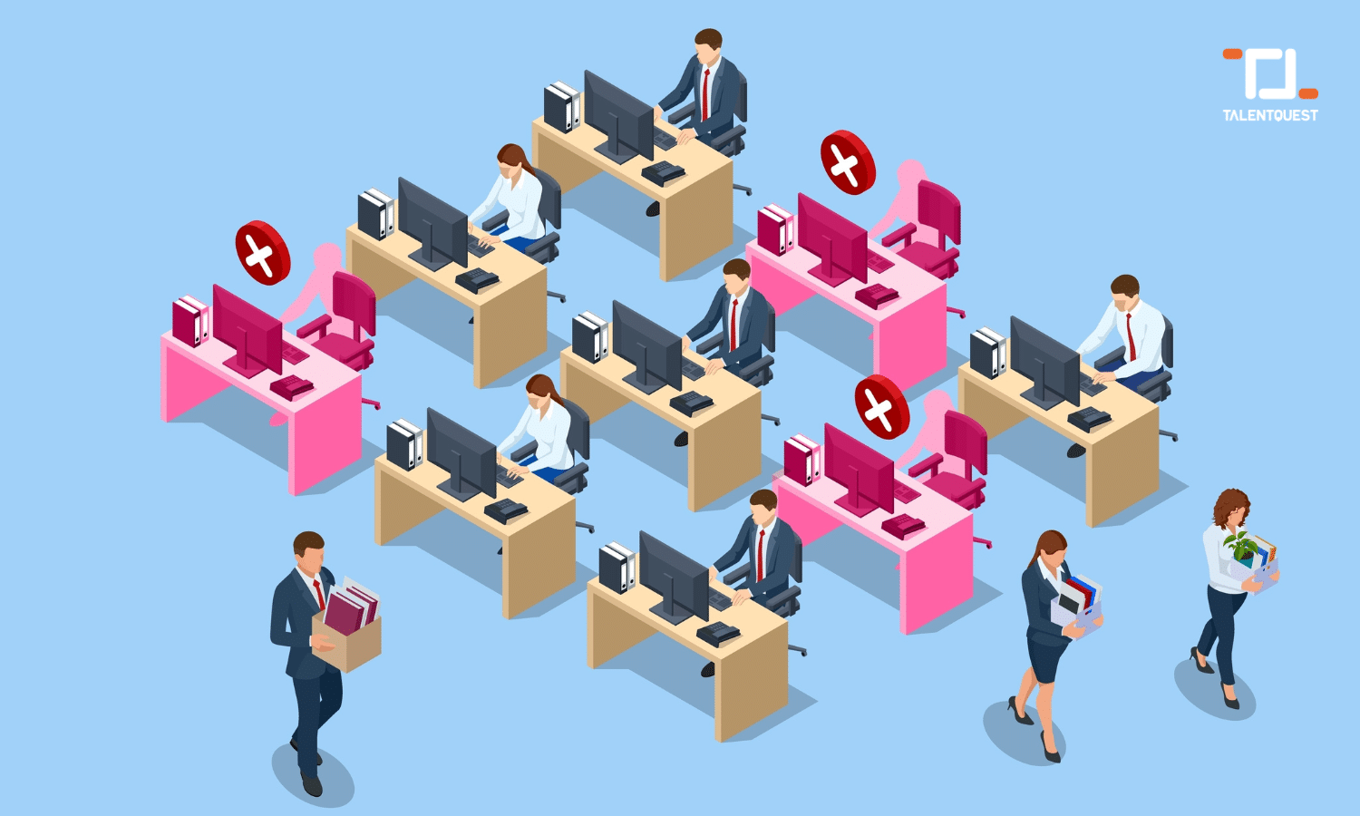 Life After Layoffs: The Ones Left Behind - TalentQuest